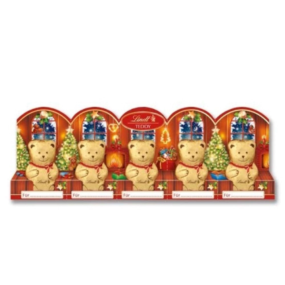 Mini Chocolate Lindt Teddy Bear Ao Leite 5 Ursinhos De 10g - Drogaria ...