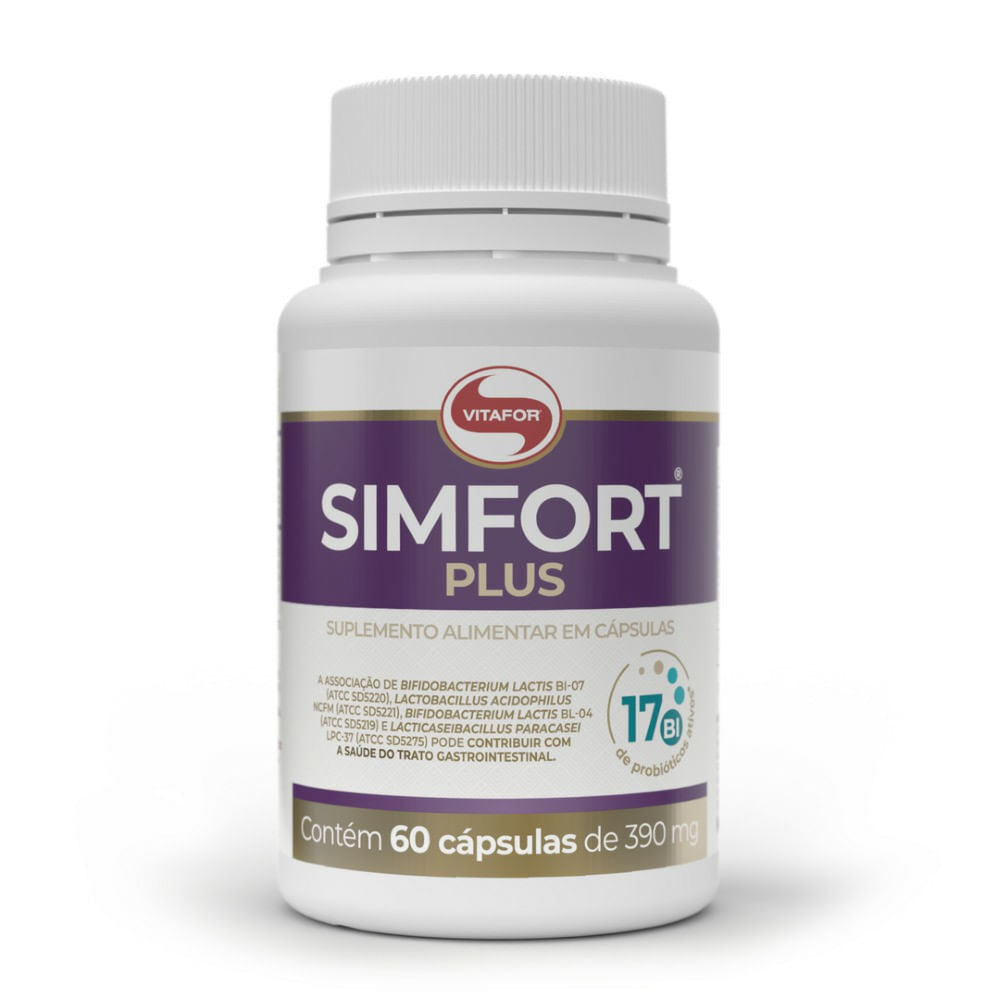Suplemento Alimentar Vitafor Simfort Plus 60 Cápsulas