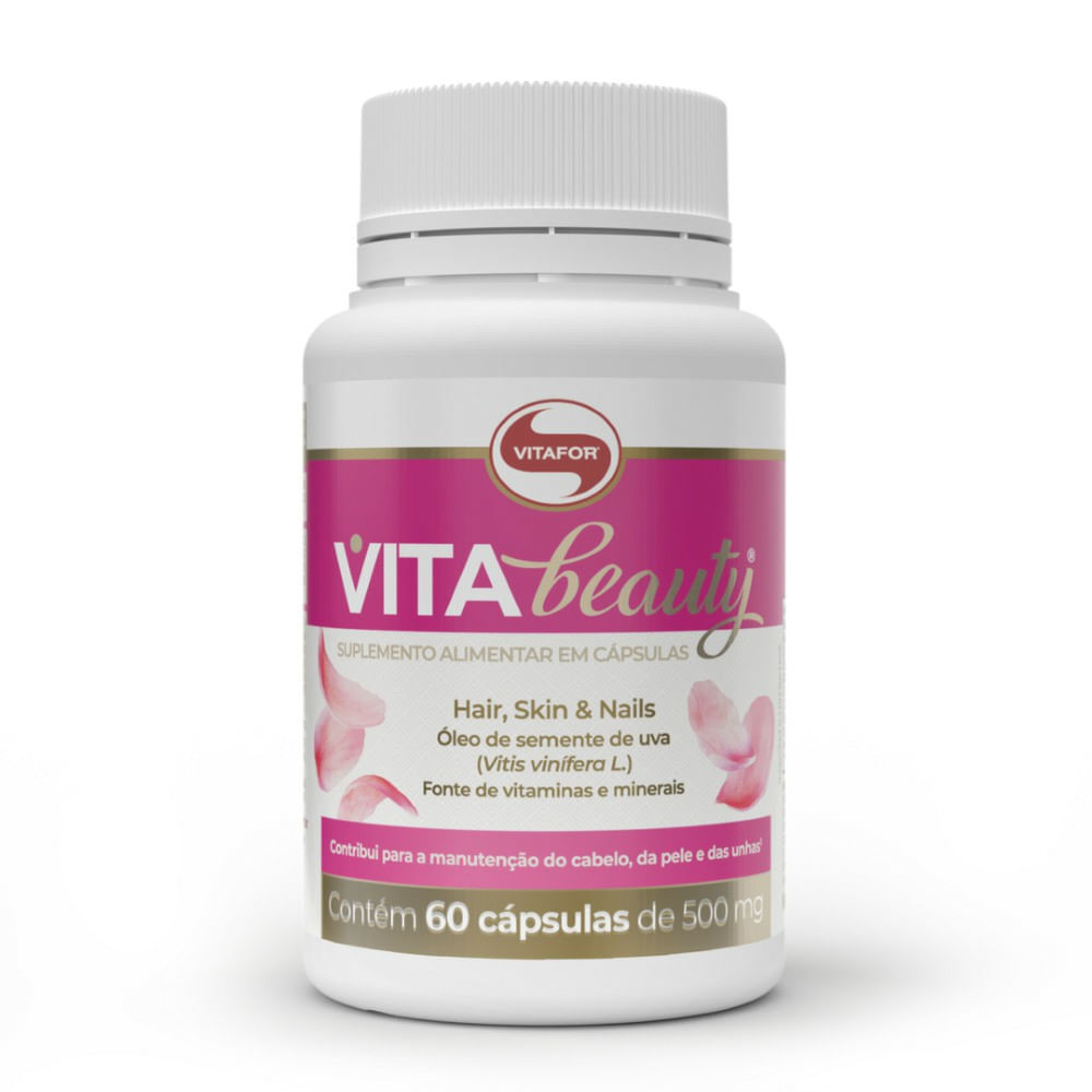 Suplemento Alimentar Vitafor Vita Beauty 60 Cápsulas Drogaria Venancio