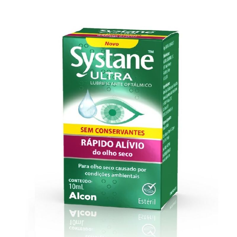 Systane Ultra Alcon Lubrificante Oftálmico Sem Conservante 10ml ... Systane Ultra Alcon Lubrificante Oftálmico Sem Conservante 10ml ...