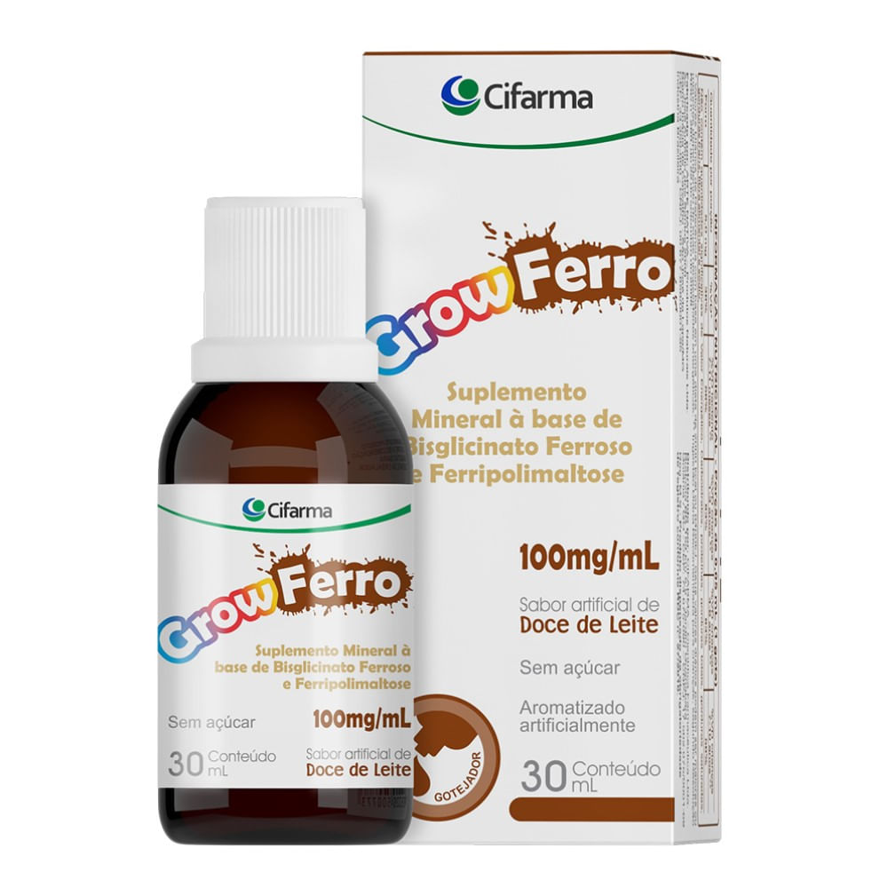 Grow Ferro 100mg/ml Cifarma 30ml