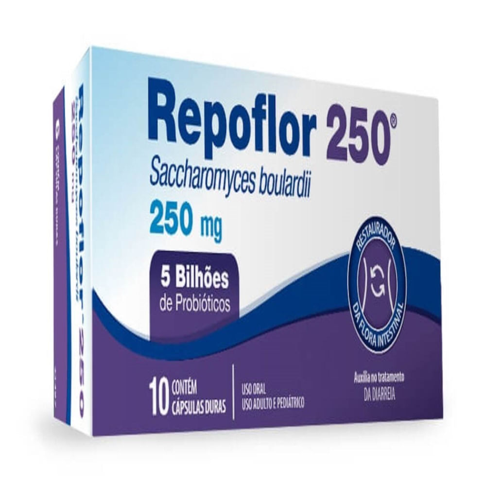 Repoflor 250mg Legrand 10 Cápsulas