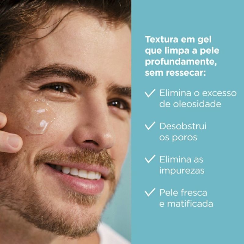 Sabonete Líquido De Limpeza Facial Isdin Oily Skin Acniben 1 Pele
