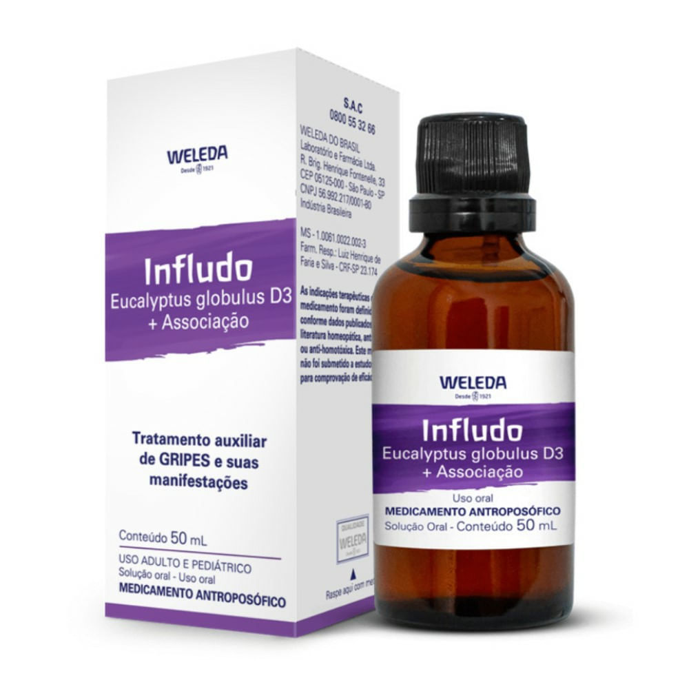 Infludo Weleda Uso Oral 50ml - Drogaria Venancio