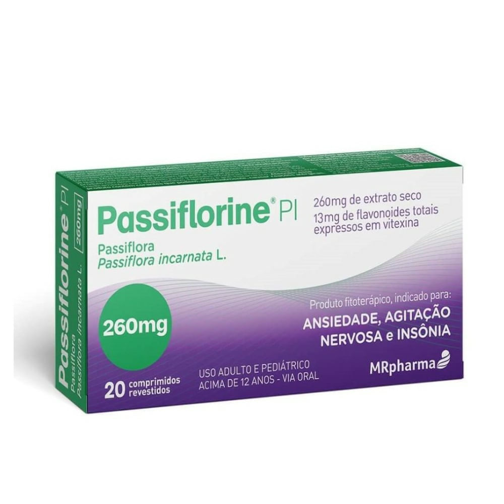 Passiflorine PI 260mg Mrpharma 20 Comprimidos - Drogaria Venancio