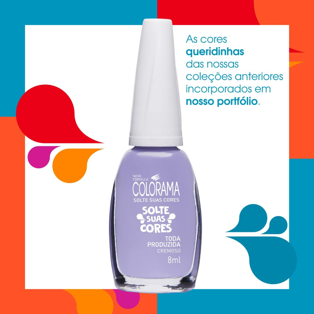 Esmalte Colorama Cremoso Solte Suas Cores Toda Produzida 8ml