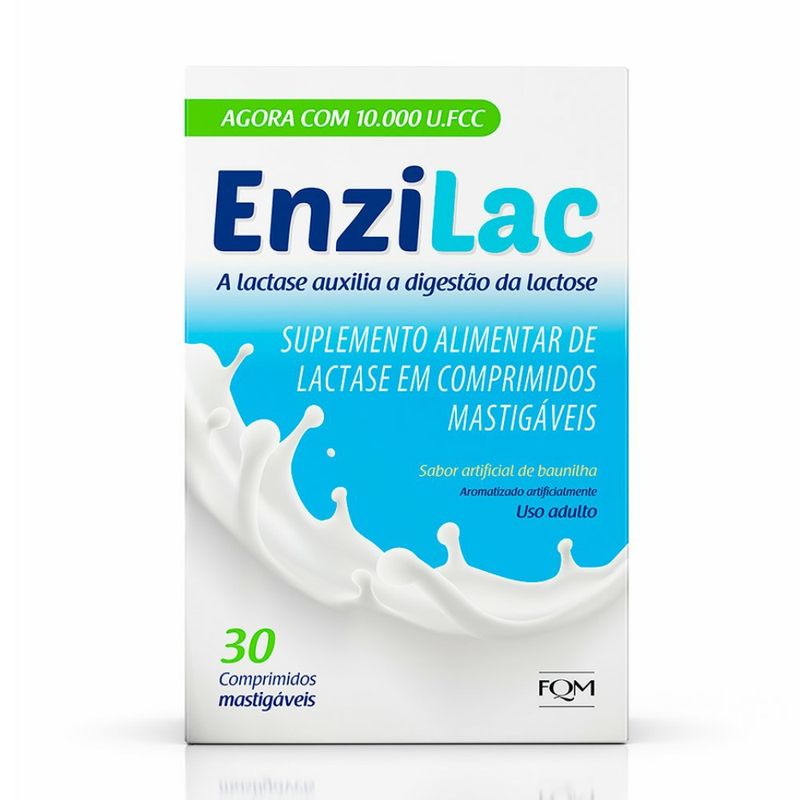 Enzilac 10.000 U.FCC 30 Comprimidos - Drogaria Venancio