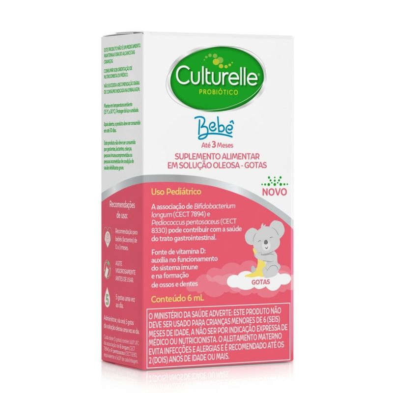 Culturelle Probiótico Bebê Gotas 60ml - Drogaria Venancio