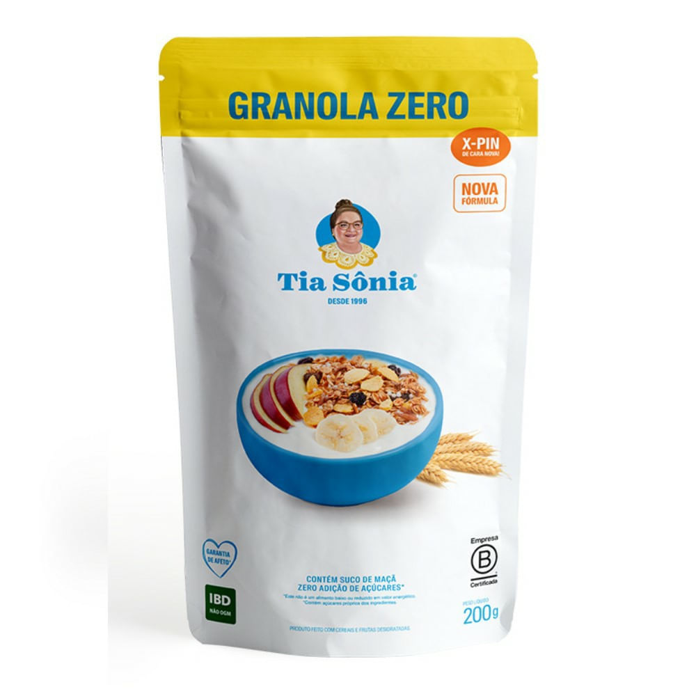 Granola Tia Sônia Zero Açúcar Light 200g