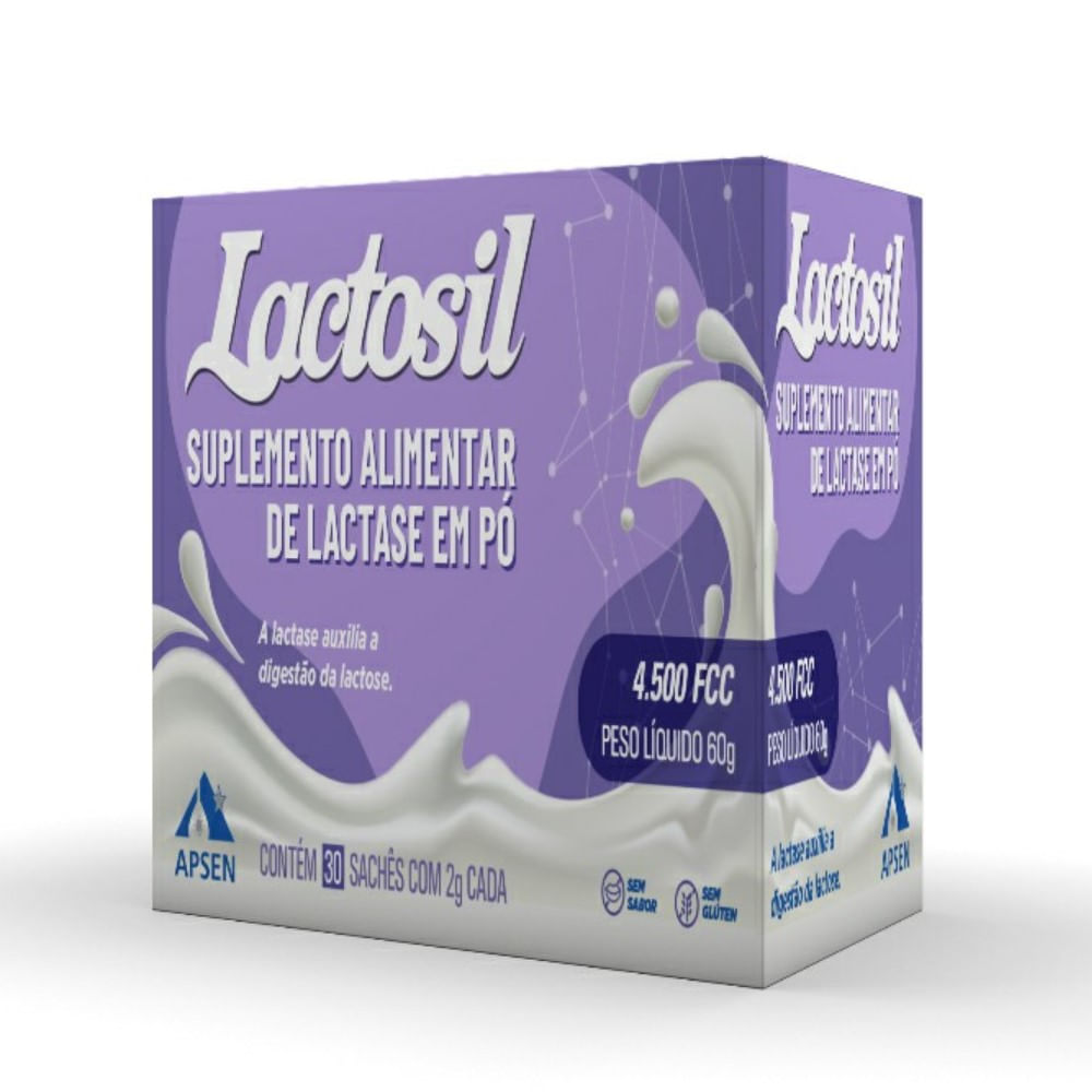 Lactosil 4.500 FCC 30 Sachês com 2g Cada