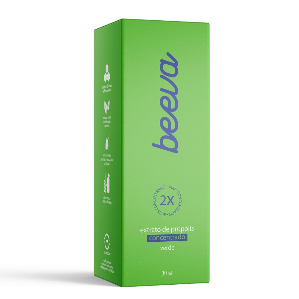 Extrato De Própolis Beeva Verde 22% 30ml