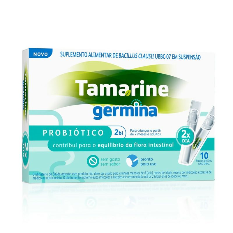Probiótico 2bi Tamarine Germina Uso Oral 10 Frascos de 5ml Cada ...