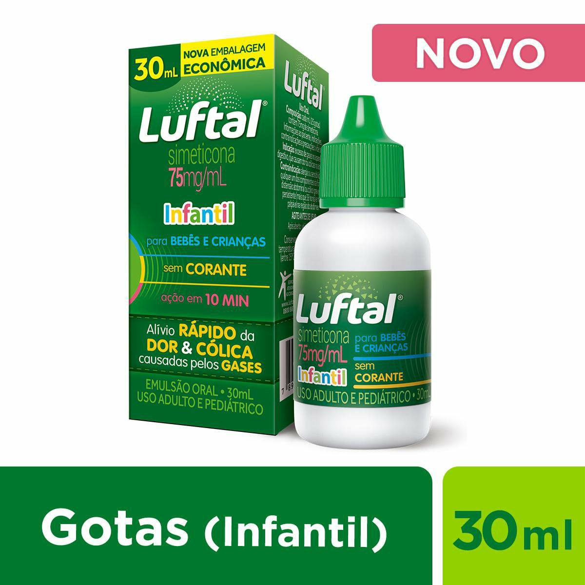 Luftal 75mg/ml Infantil Gotas 30ml - Drogaria Venancio