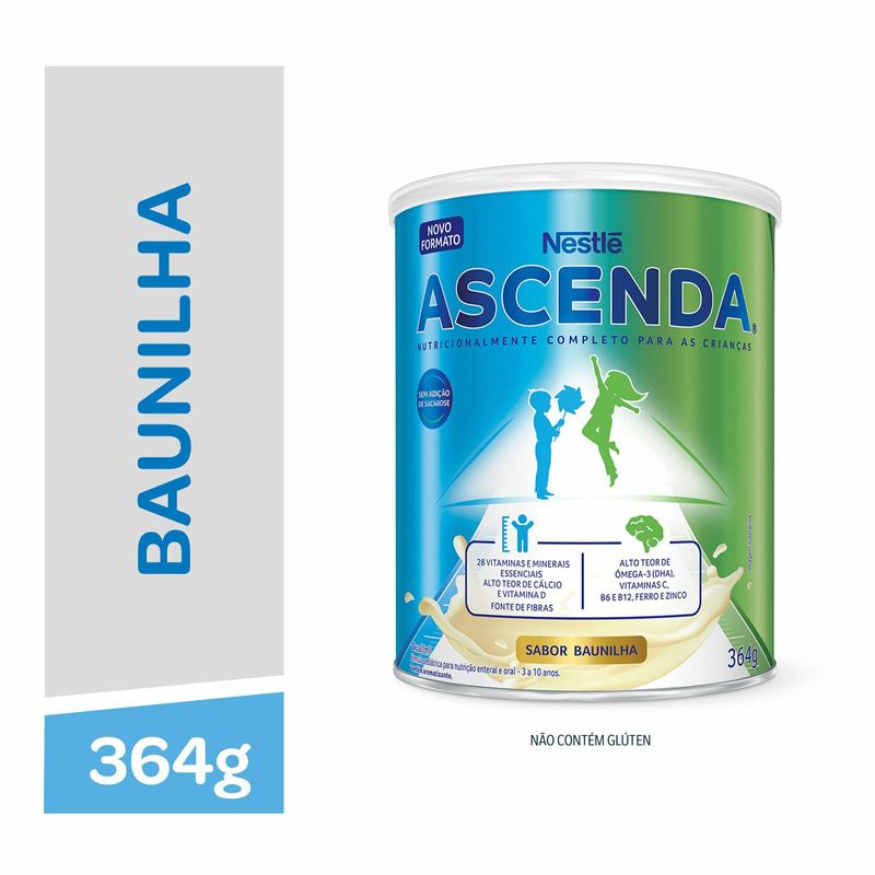 Suplemento Alimentar Ascenda Baunilha 364g - Drogaria Venancio