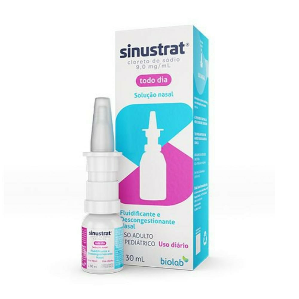 Sinustrat Biolab Solução Descongestionante Nasal 30ml