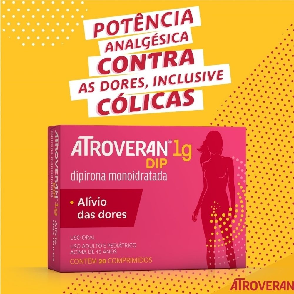 Atroveran Dip 1g 20 Comprimidos - Drogaria Venancio