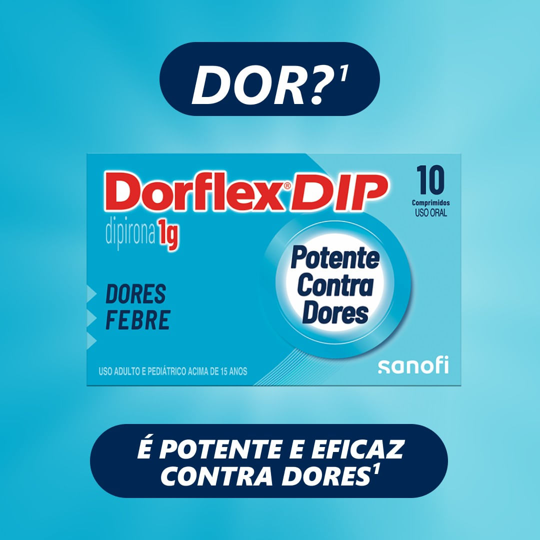 Dorflex Dip Analgésico e Antitérmico 10 Comprimidos - Drogaria Venancio