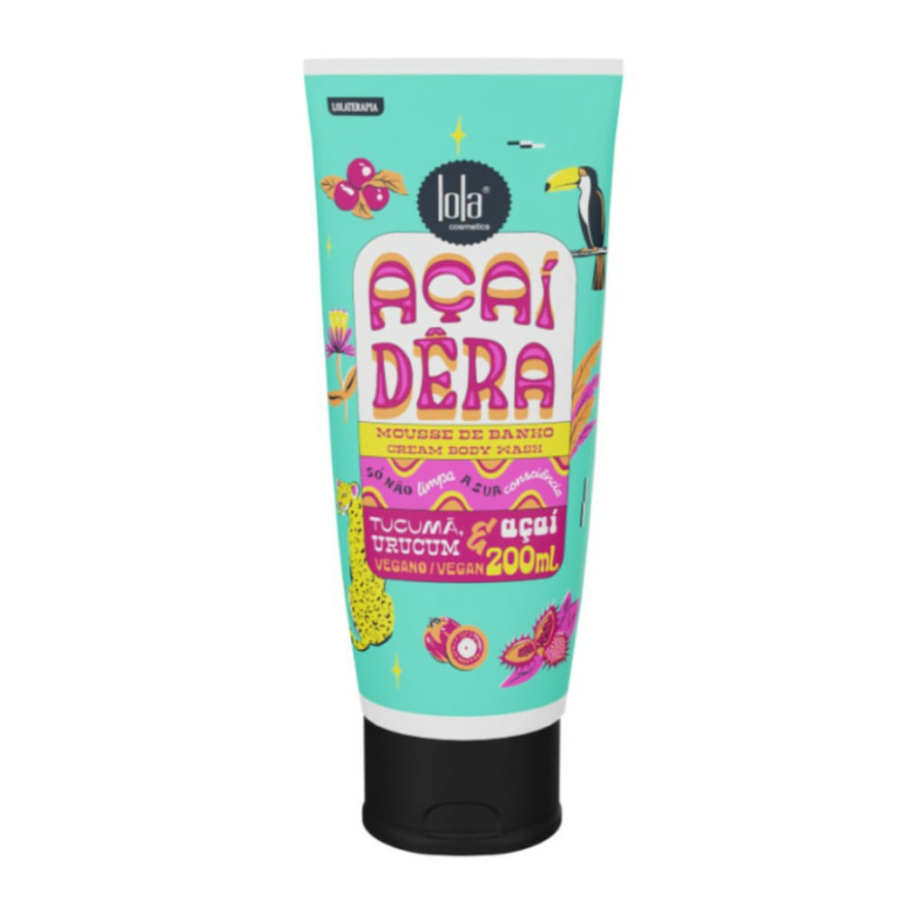 Mousse De Banho Lola Açaí Dêra 200ml - Drogaria Venancio