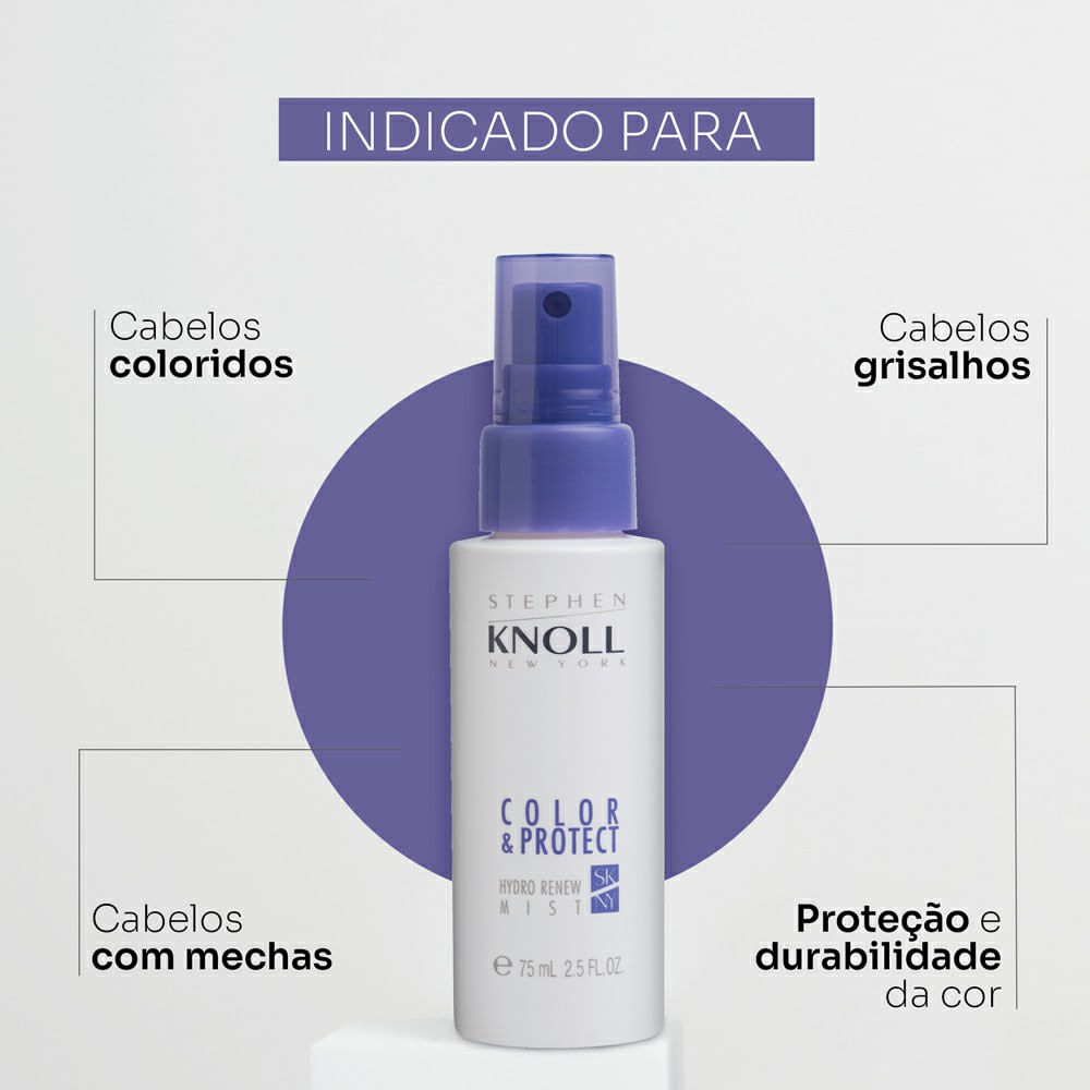 Leave-in Stephen Knoll Color & Protect Hydro Renew Mist 75ml - Drogaria ... Leave-in Stephen Knoll Color & Protect Hydro Renew Mist 75ml - Drogaria ...