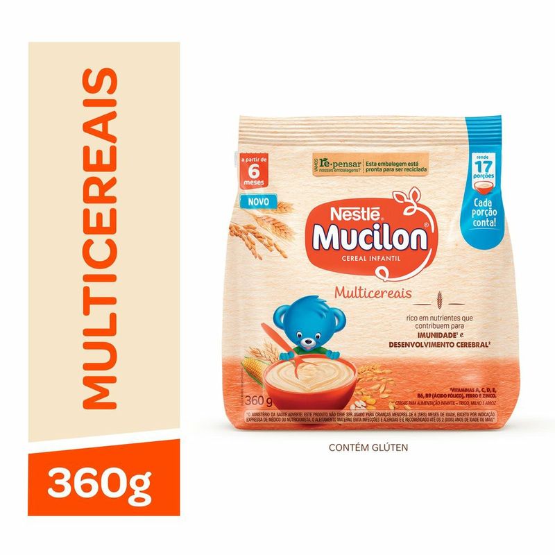 Cereal Infantil Mucilon Multicereais 360g - Drogaria Venancio