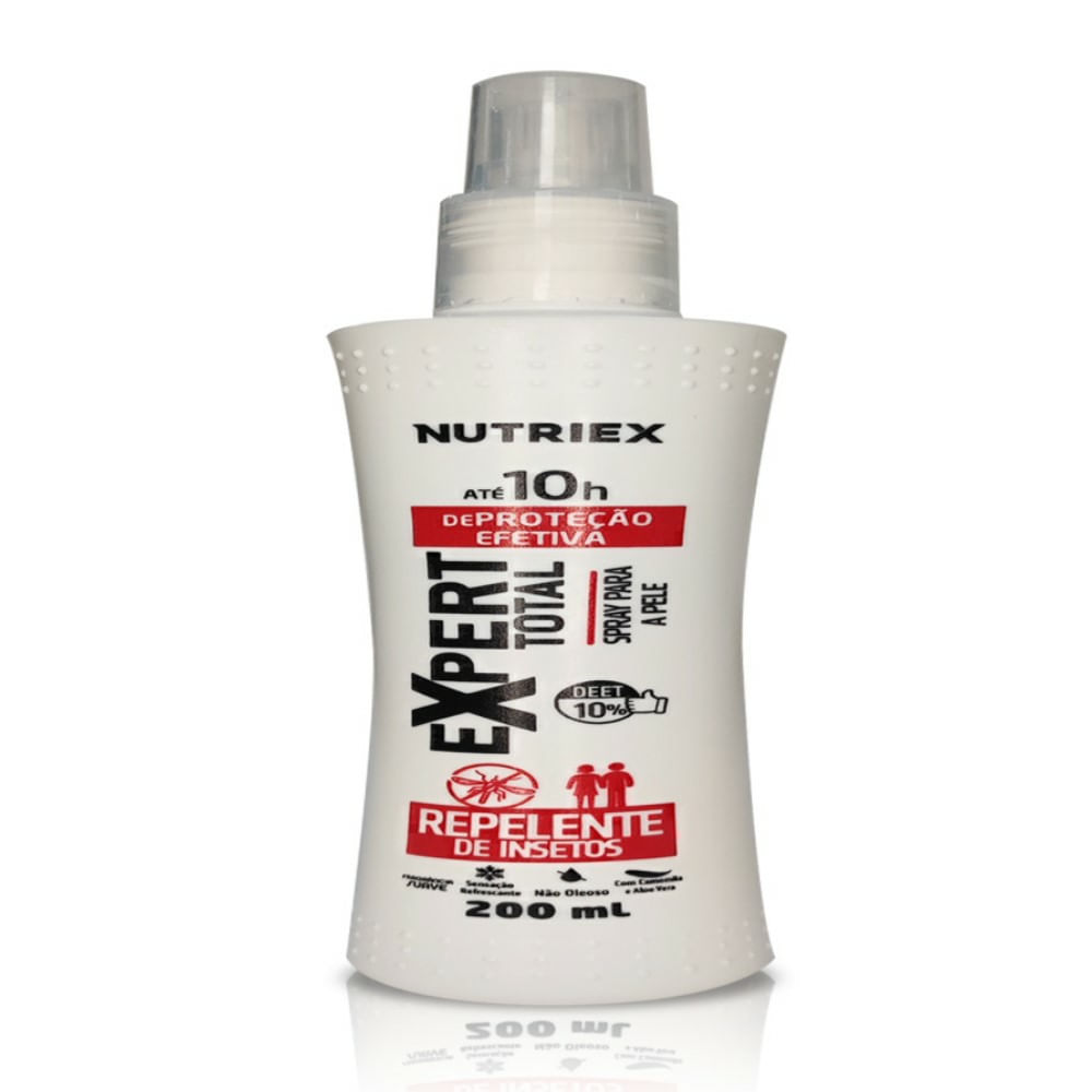 Repelente Spray de Insetos Nutriex Expert Total Family 10h 200ml ...