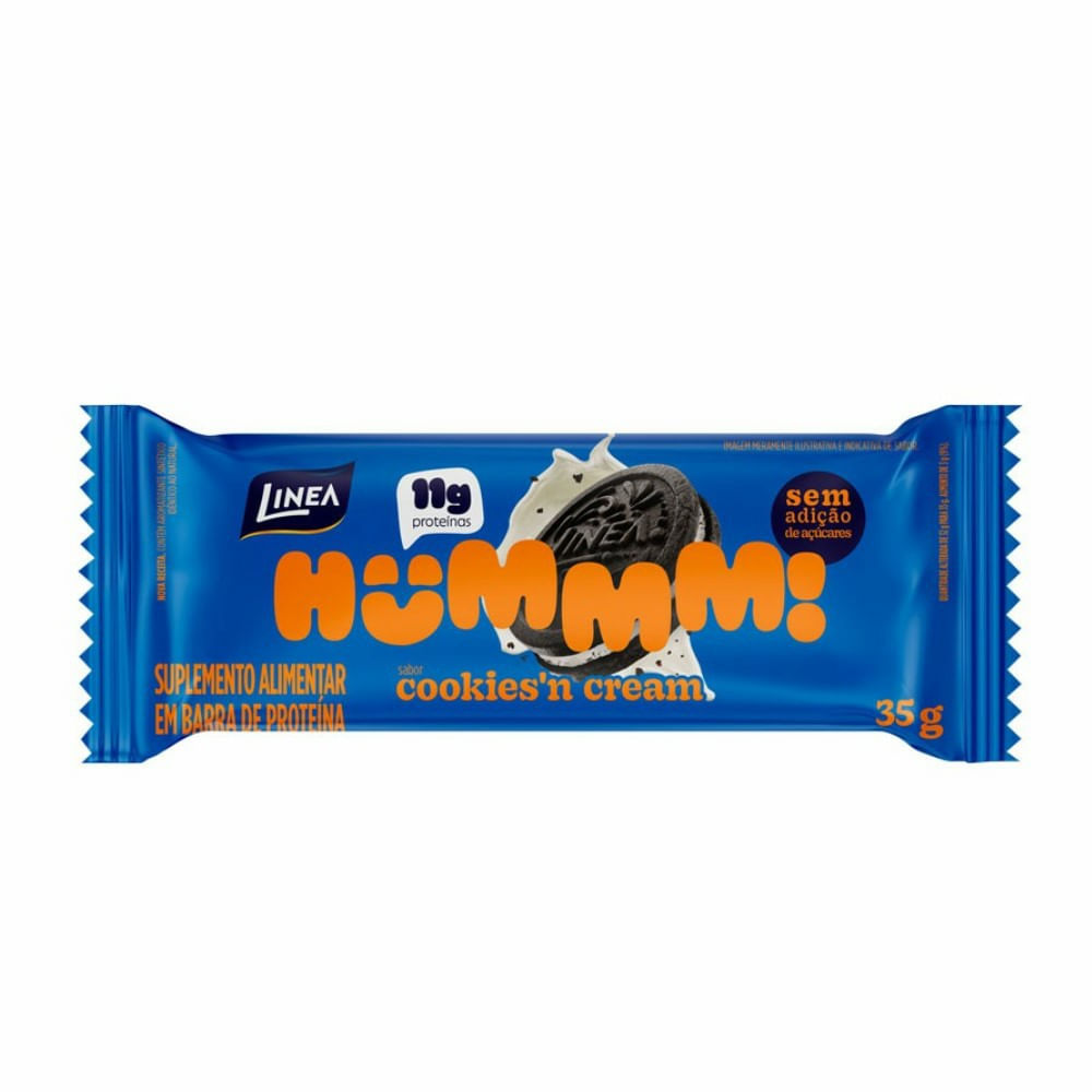 Barra de Proteína Linea Hummm! Cookies'n Cream 35g