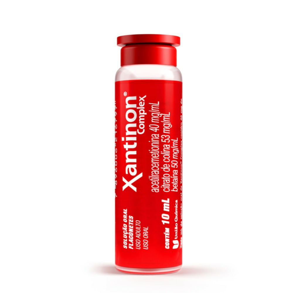 Xantinon Complex União Química 1 Flaconete 10ml