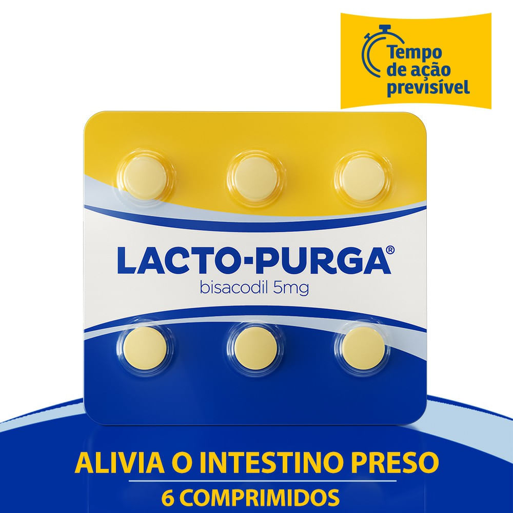 Laxante Lacto Purga 6 Comprimidos