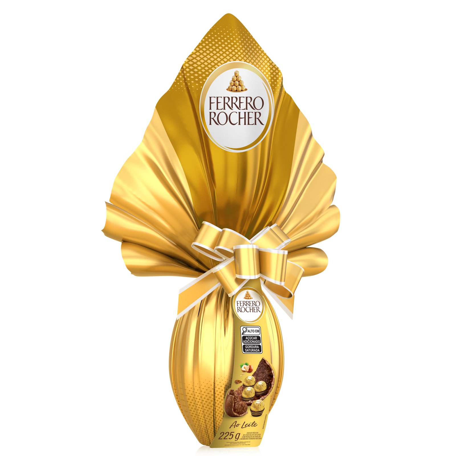 Ovo de Páscoa Ferrero Rocher ao Leite 225g