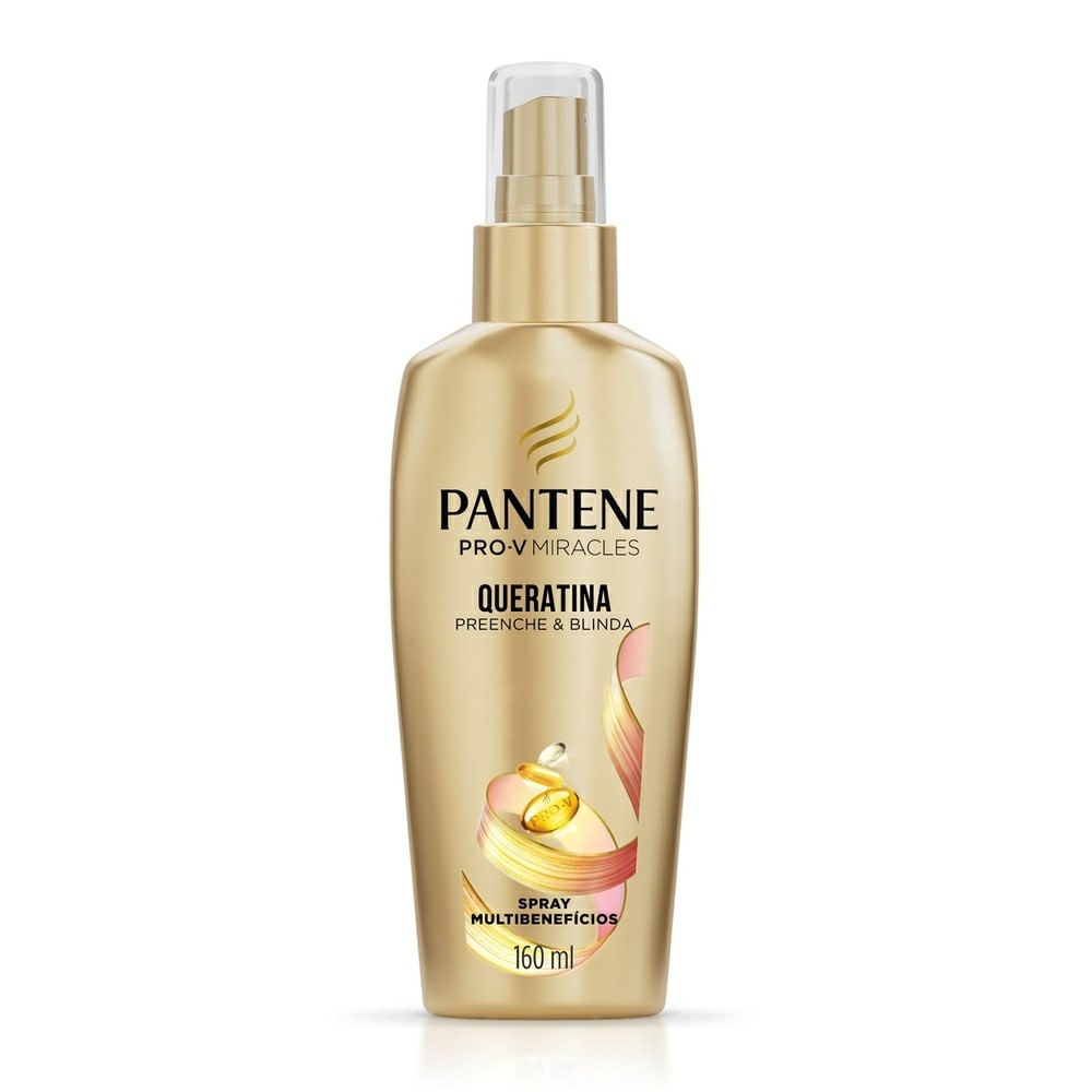 Spray Multibenefícios Pantene Queratina Preenche e Blinda 160ml
