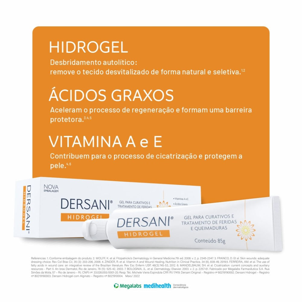 Gel Dersani Hidrogel 85g