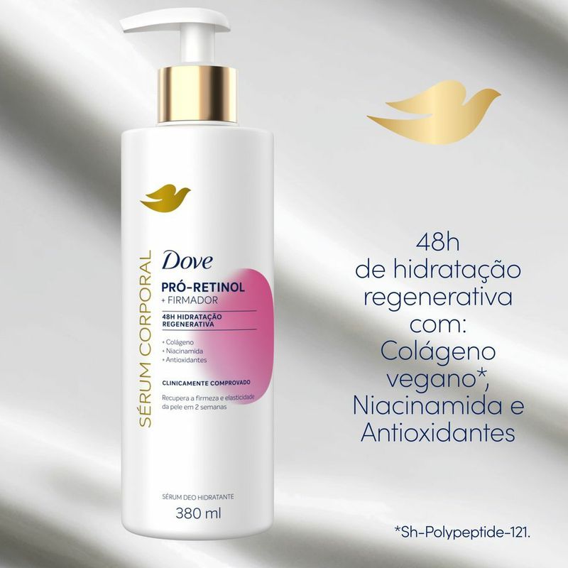 Sérum Corporal Dove Pró Retinol Firmador 380ml Drogaria Venancio