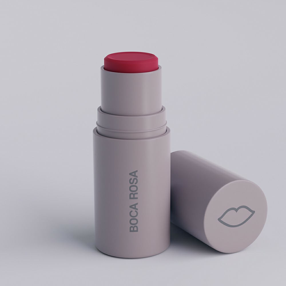 Stick Cor Multifuncional Boca Rosa 3 em 1 Jampa