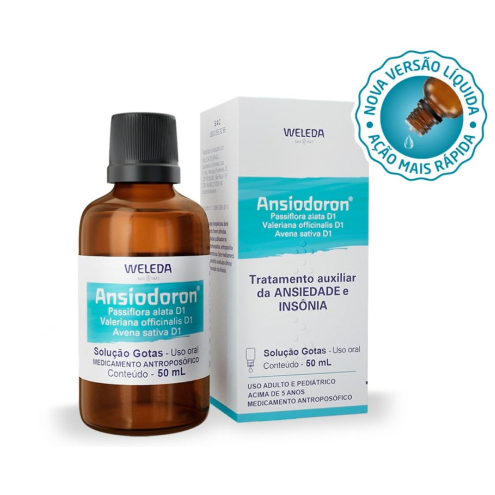 Ansiodoron Weleda Solução Gotas 50ml