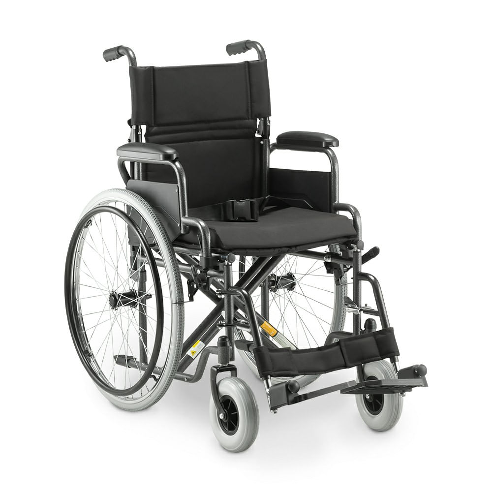 Cadeira de Rodas Aço Dobrável Dellamed até 120 Kg D400 1 Unidade ...