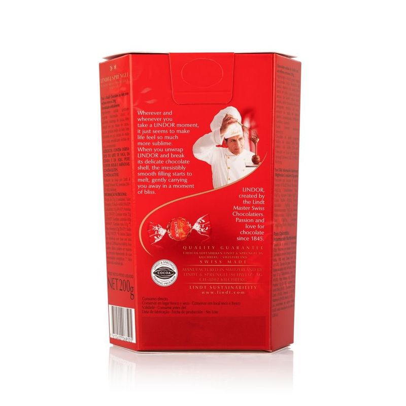 Chocolate Lindt Lindor Cornet Ao Leite 200g Chocolate Lindt Lindor Cornet Ao Leite 200g