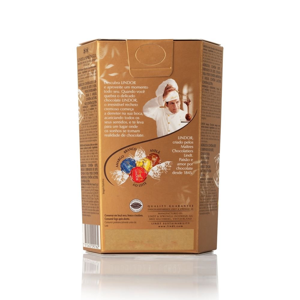 Chocolate Lindor Lindt Cornet Sortido 200g