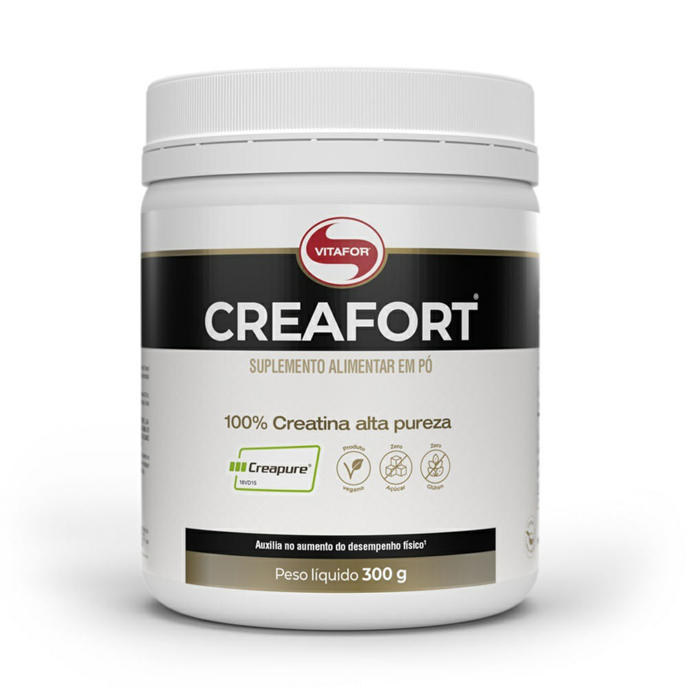 Suplemento Alimentar Vitafor Creafort 100% Creatina Alta Pureza 300g