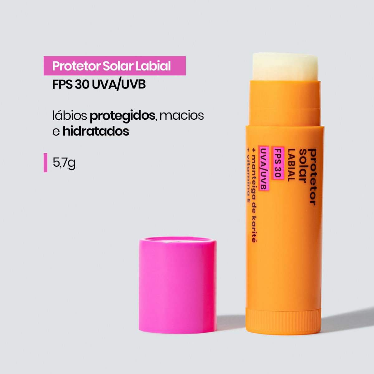 Protetor Solar Labial Sallve FPS30 5,7g