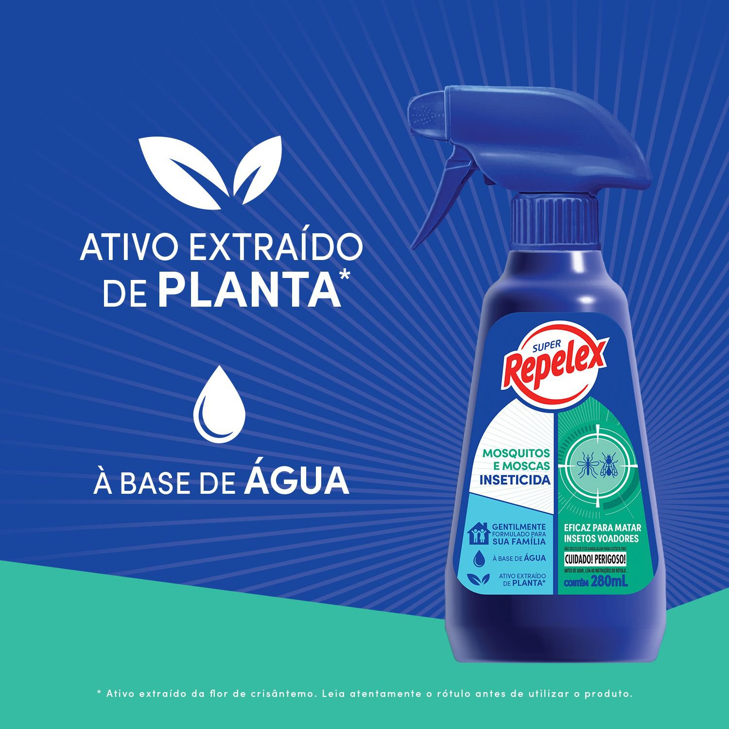Inseticida para Insetos Voadores Super Repelex Spray 280ml