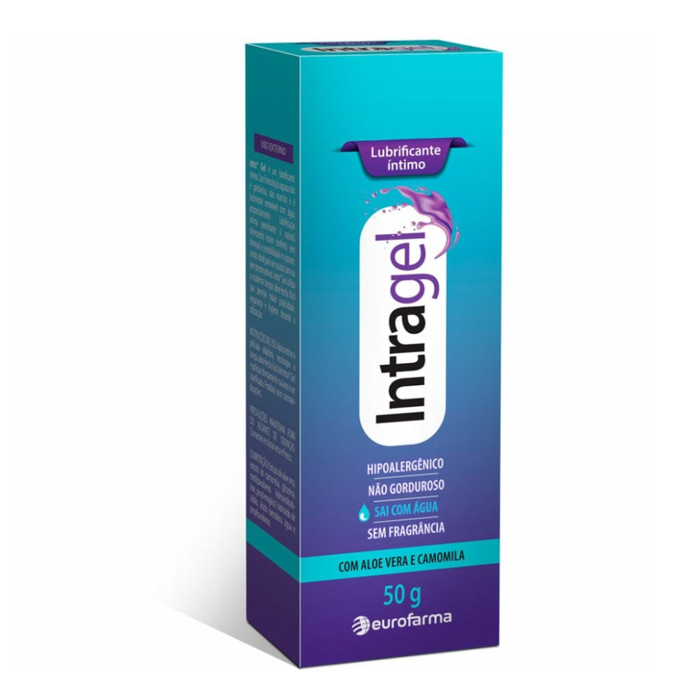 Gel Lubrificante íntimo Intra Gel - Eurofarma 1 Frasco Com 50g