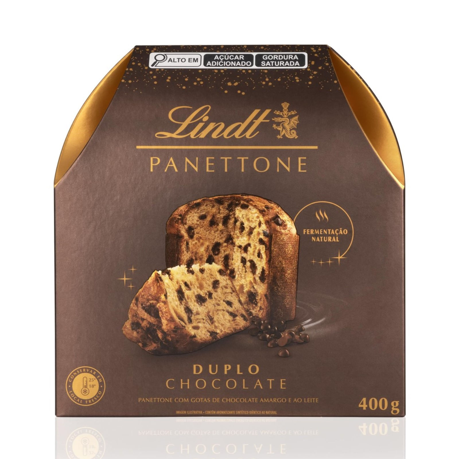 Panetone Lindt Duplo Chocolate 400g
