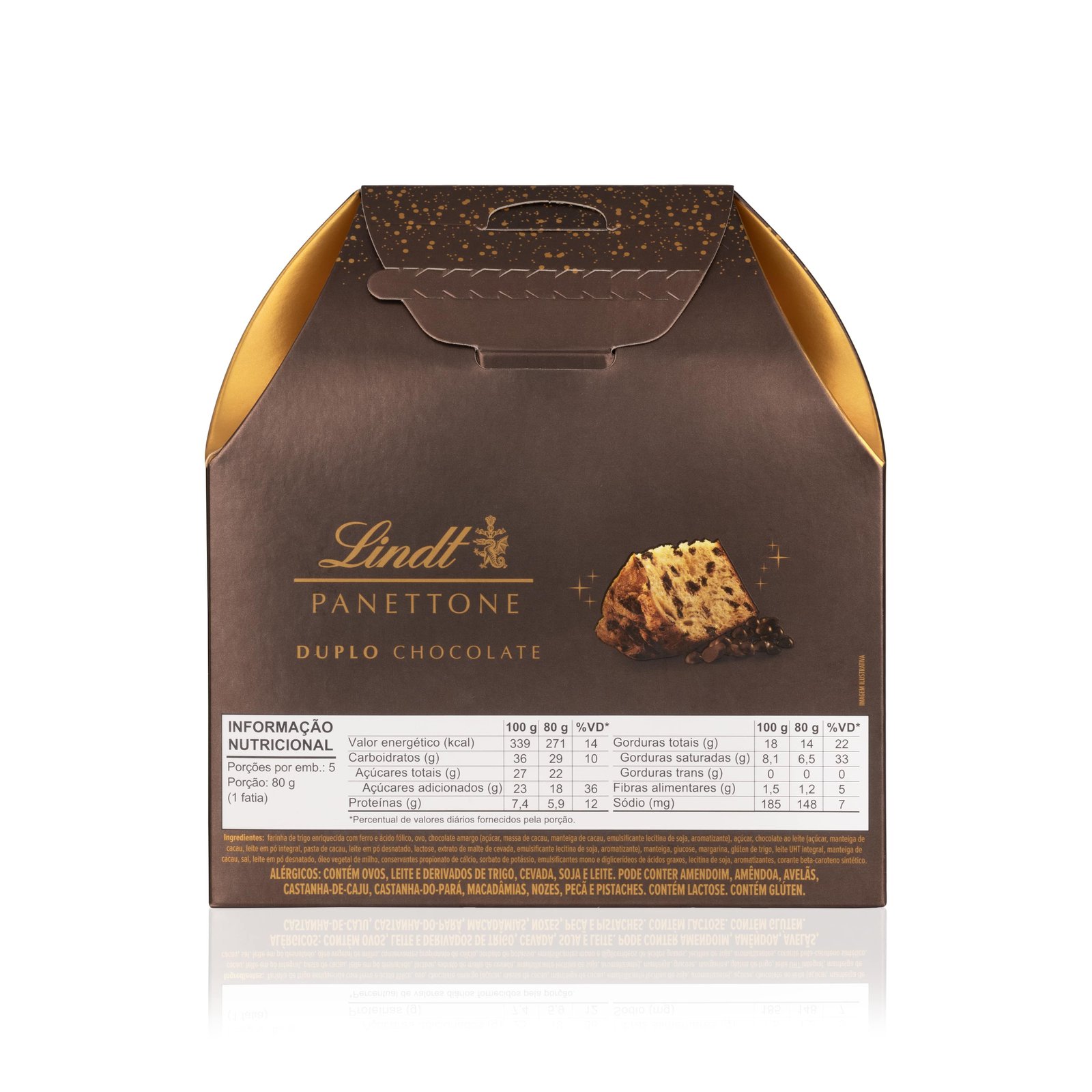 Panetone Lindt Duplo Chocolate 400g