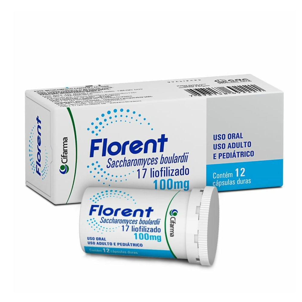Florent 100mg Cifarma 12 Cápsulas - Drogaria Venancio