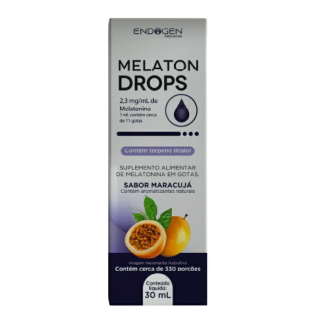 Suplemento Alimentar Melaton Drops Maracujá 30ml