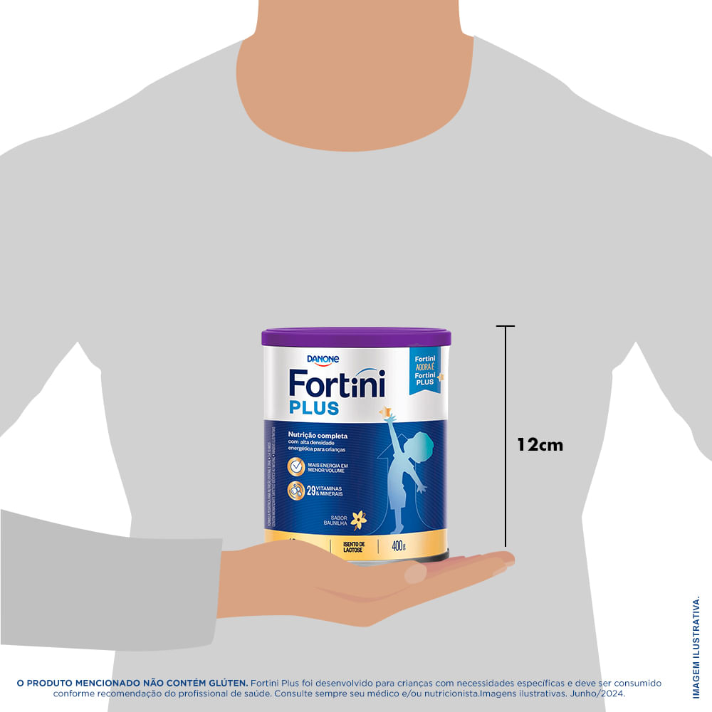 Suplemento Infantil Fortini Plus Baunilha 400g - Drogaria Venancio
