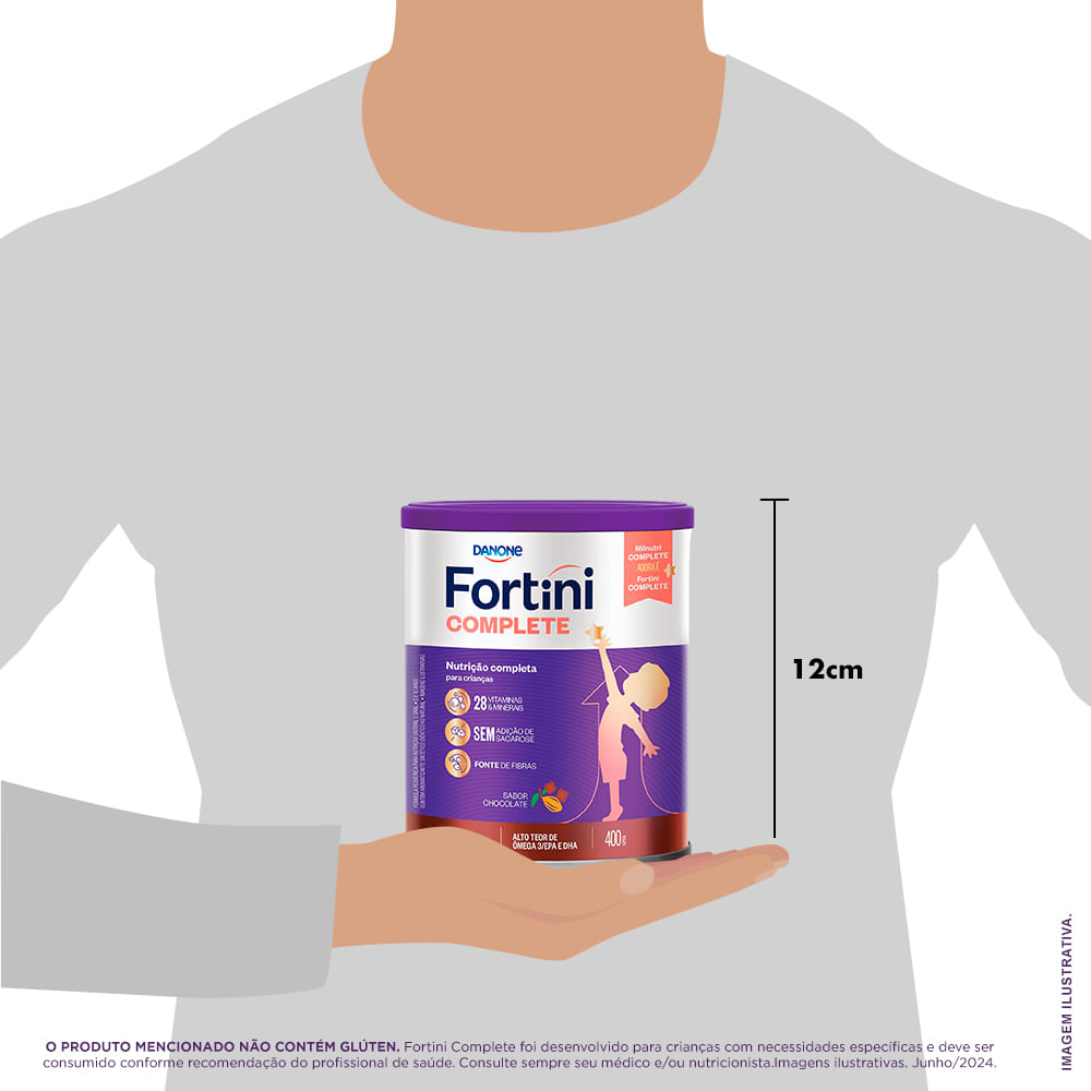 Suplemento Alimentar Infantil Fortini Complete Chocolate 400g