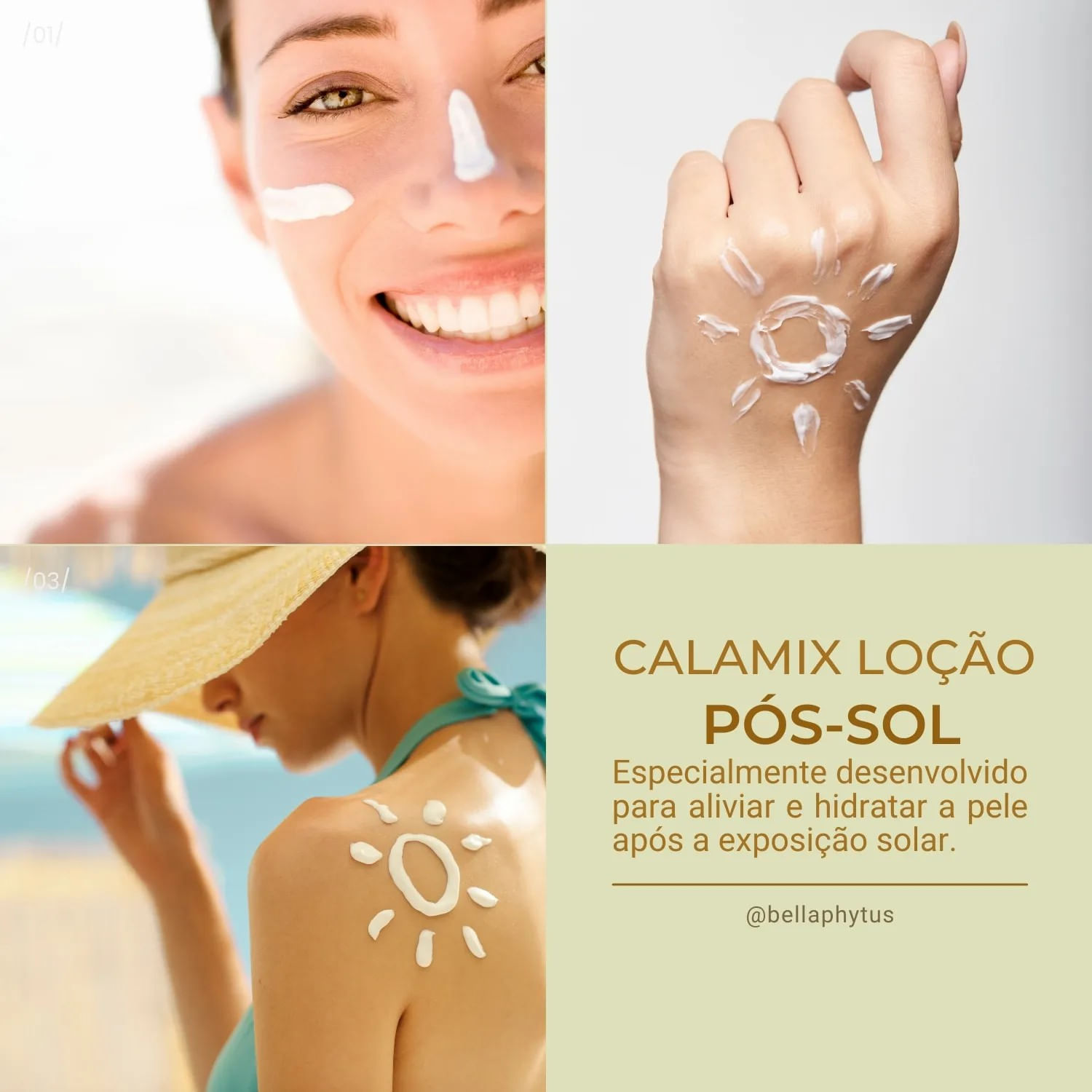 Loção Pós-Sol Calamix BellaPhytus 120g