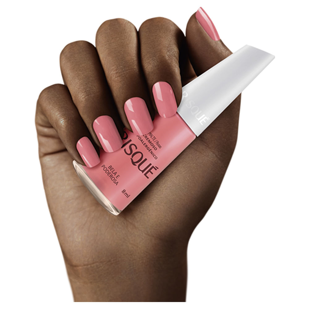 Esmalte Cremoso Risqué Rosas Bela e Poderosa 8ml