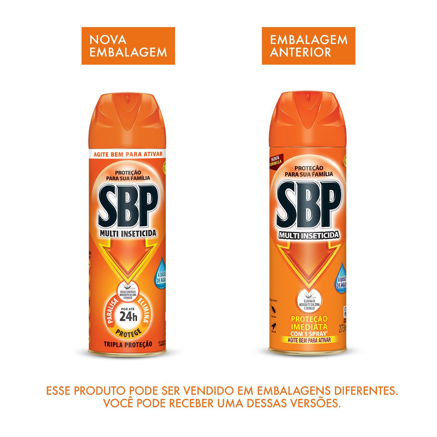 Multi-Inseticida Aerossol SBP Spray 285ml